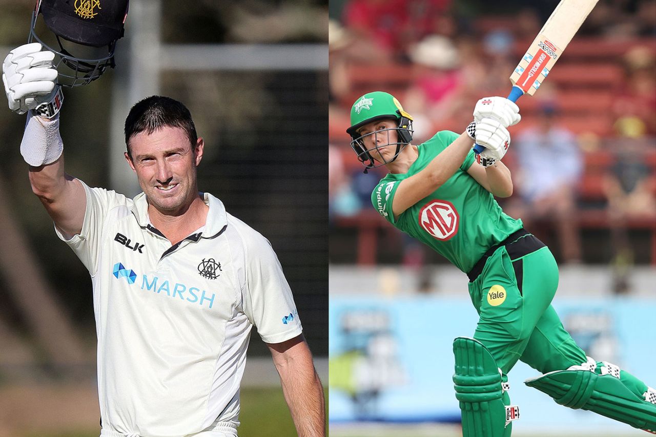 Shaun Marsh and Elyse Villani were rewarded for their domestic form ...