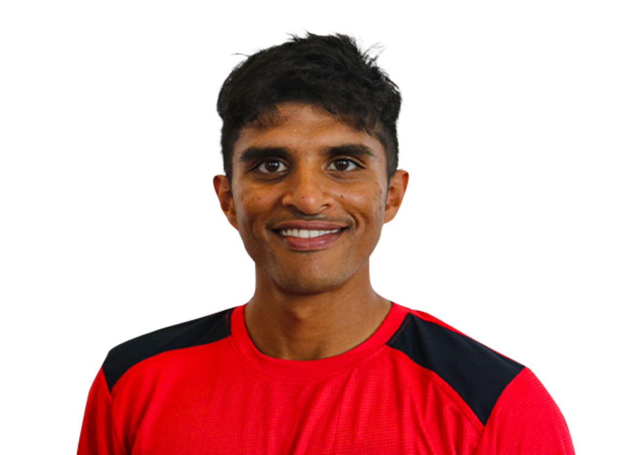 Nosthush Kenjige, player page headshot cutout 2022 | ESPNcricinfo.com
