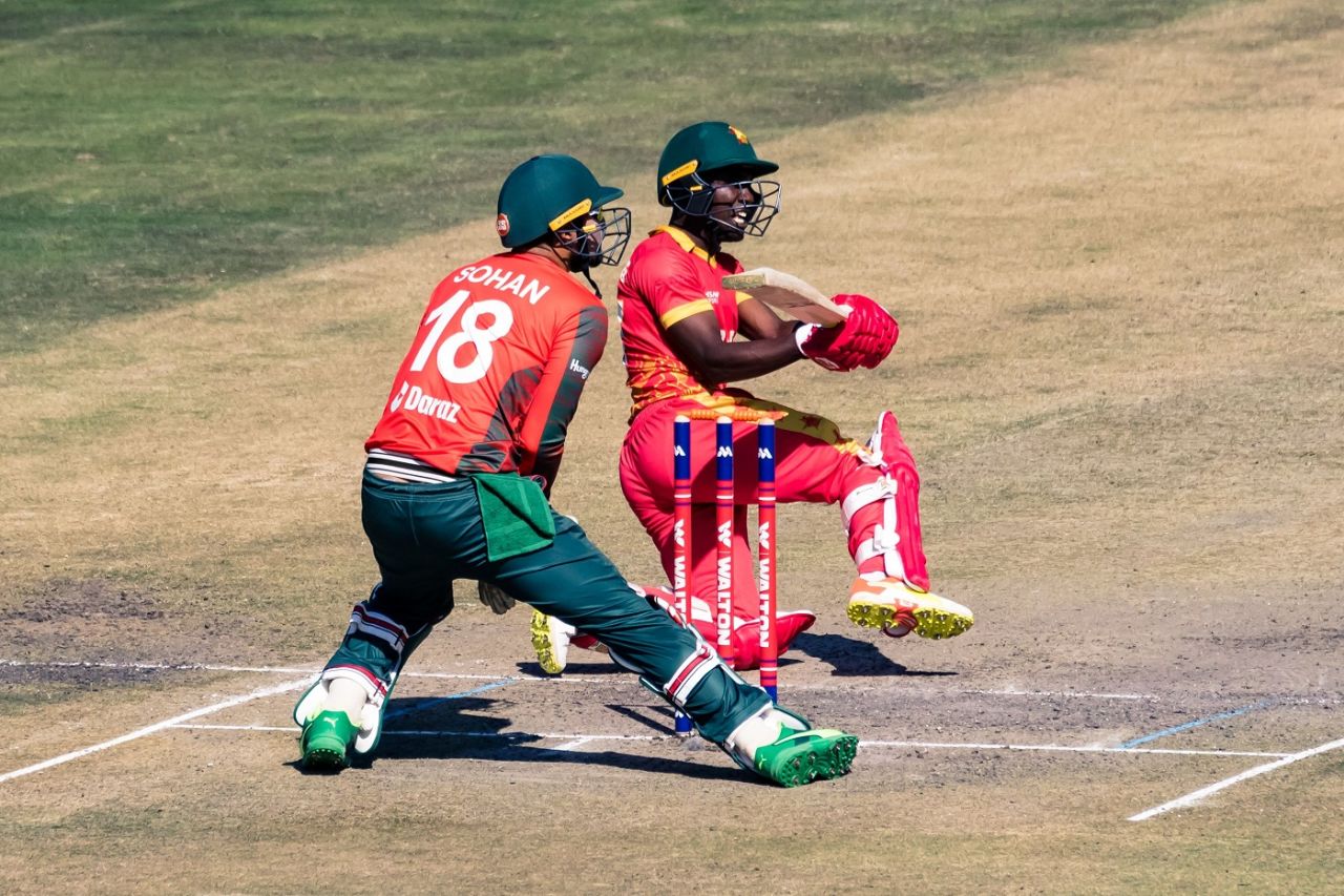 Wessly Madhevere soaks in his T20I fifty with Sikandar Raza ...