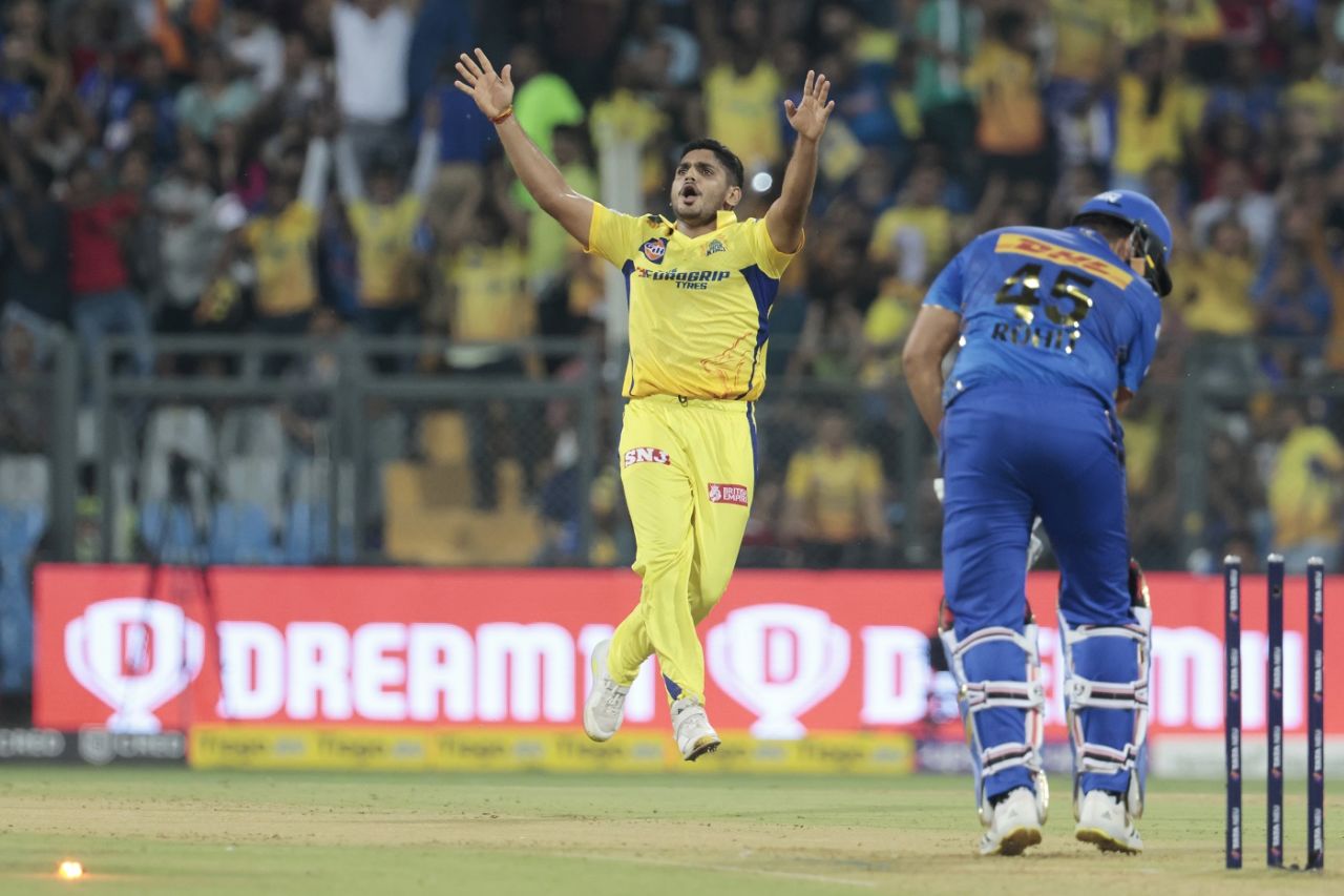 Tushar Deshpande took out Rohit Sharma | ESPNcricinfo.com