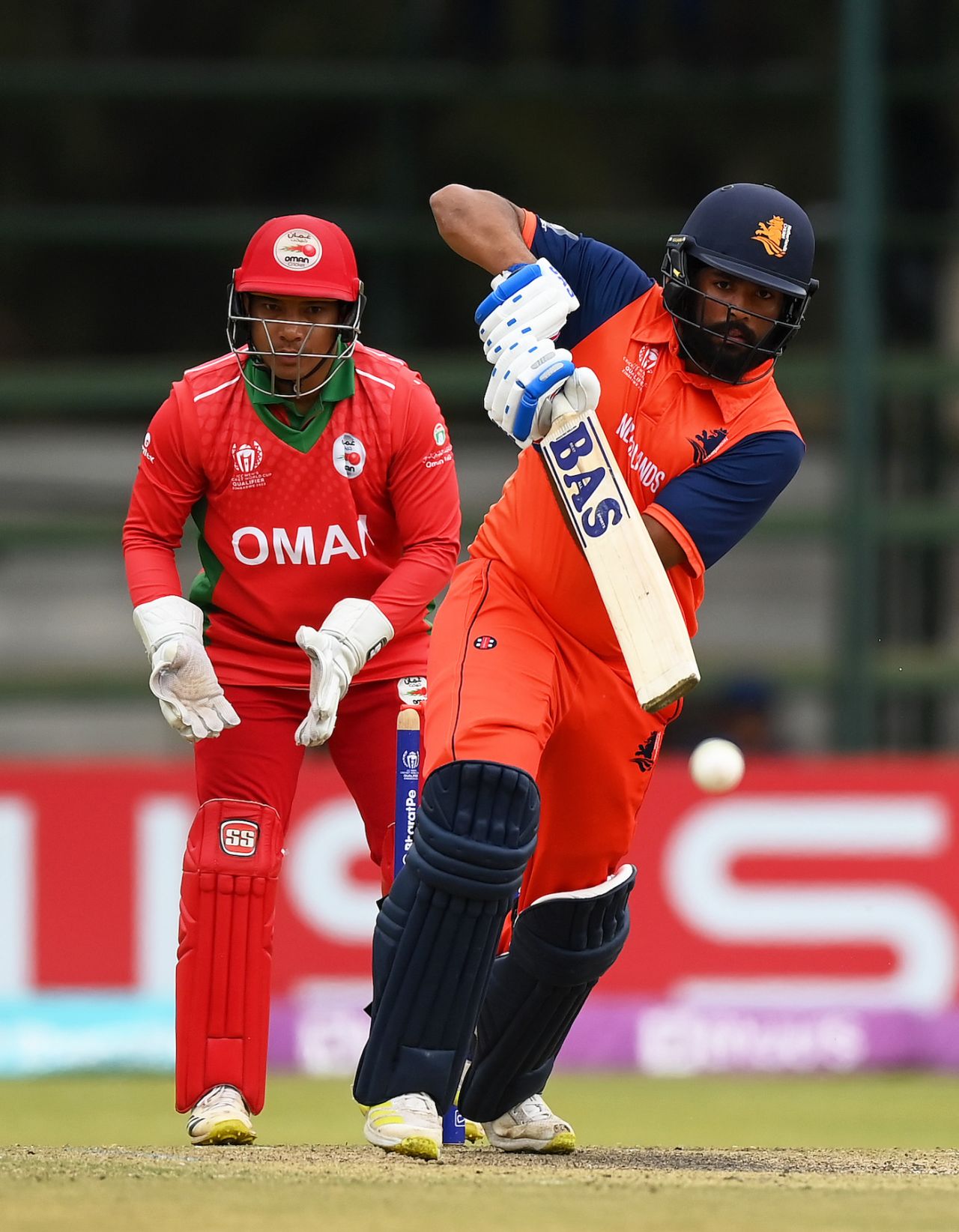 Vikramjit Singh brought up his first ODI century, off 102 balls ...