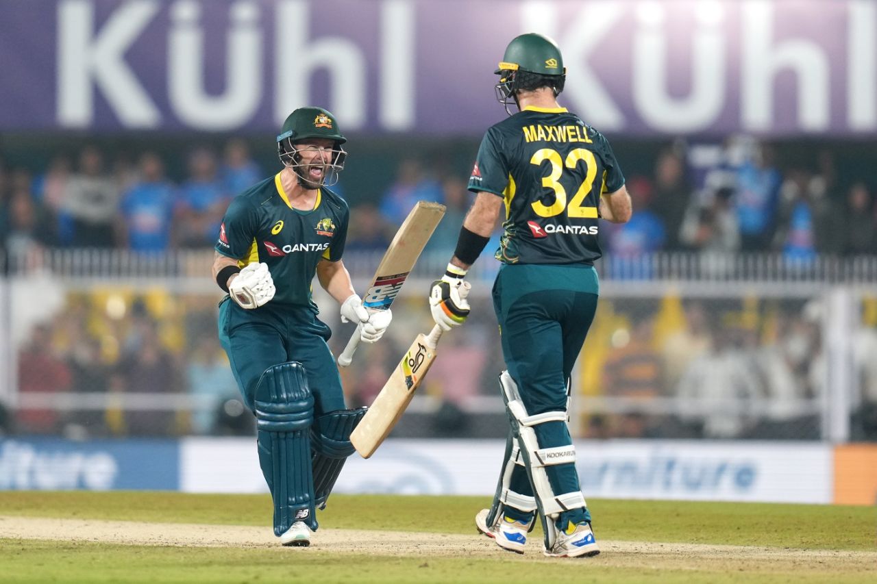 Mathew Wade and Glenn Maxwell added 91 off 40 balls to take Australia ...