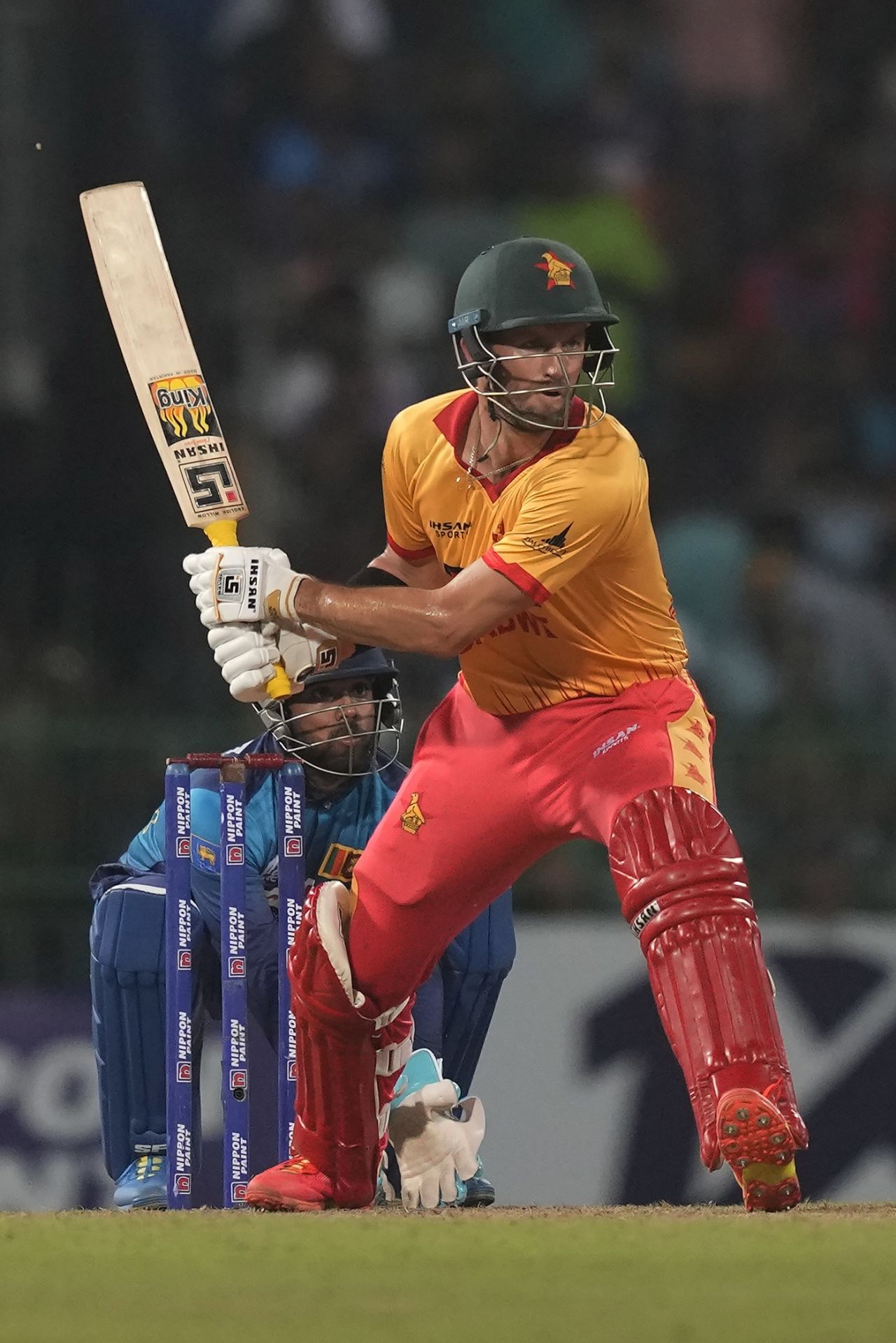 Craig Ervine sets up for a reverse sweep | ESPNcricinfo.com