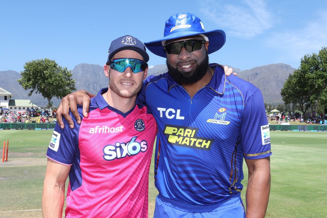 David Miller and Kieron Pollard at the toss | ESPNcricinfo.com