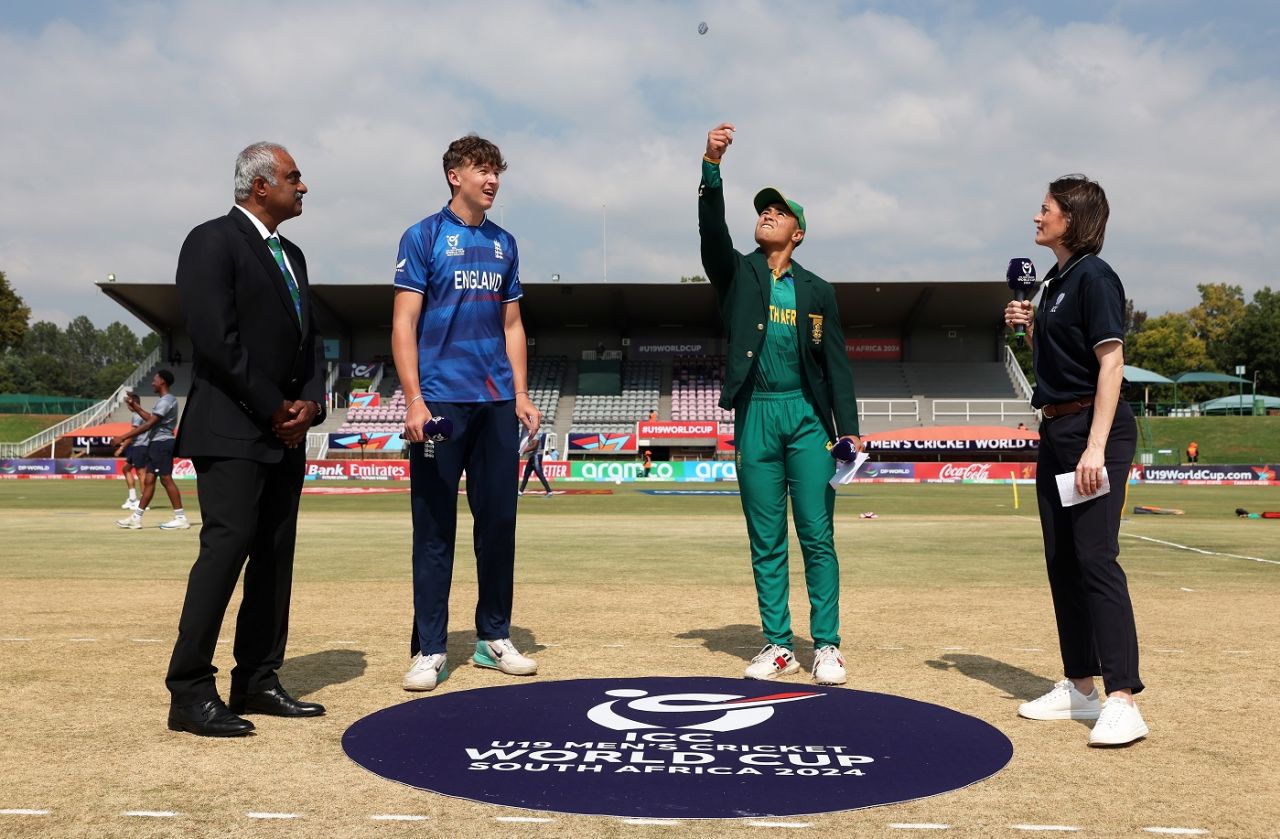 England U19 captain Ben McKinney won the toss and elected to field ...