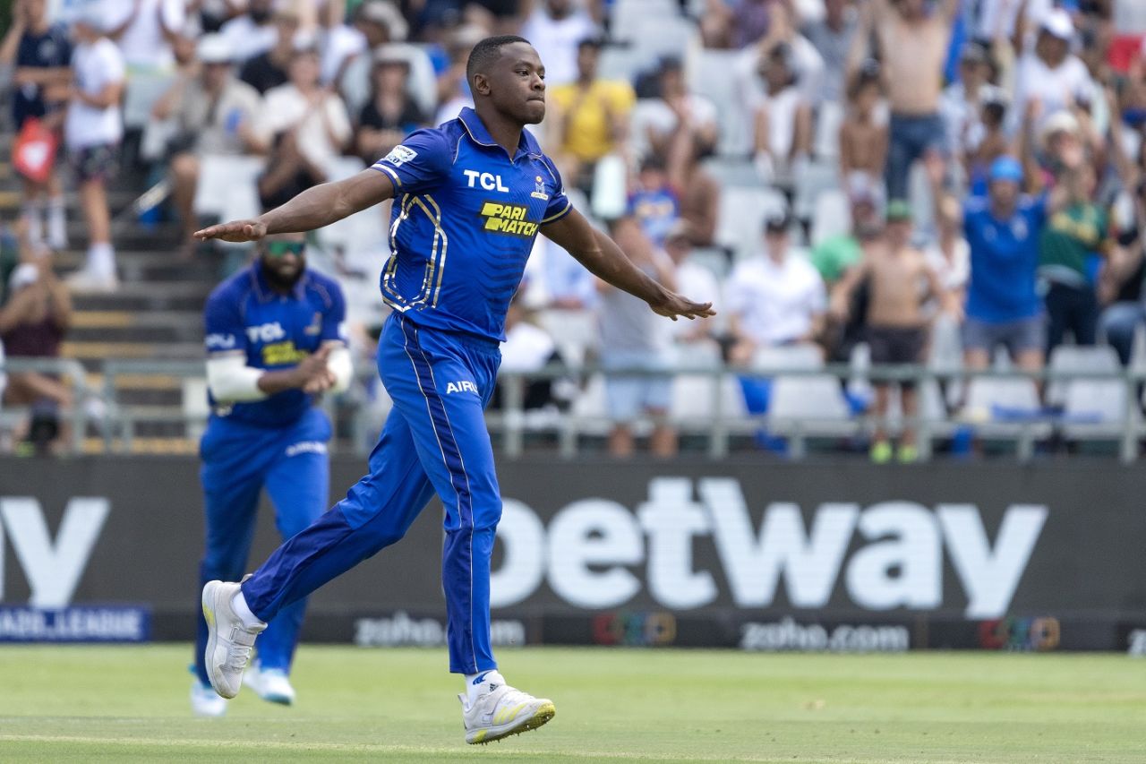 Kagiso Rabada celebrates a wicket | ESPNcricinfo.com