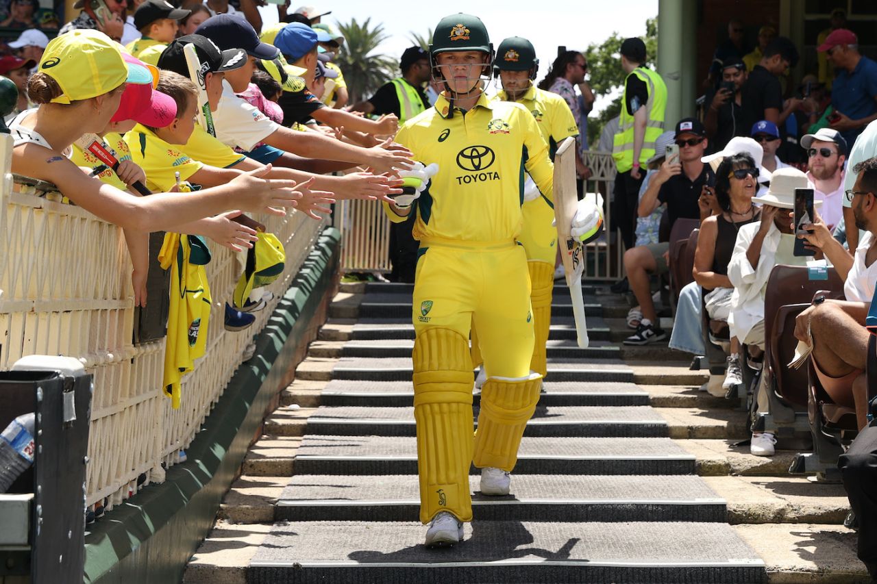 Jake Fraser-McGurk walks out to open on debut | ESPNcricinfo.com