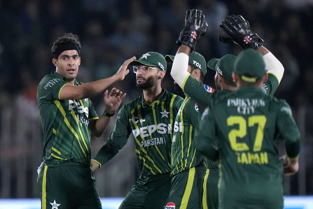 Abbas Afridi picked up the key wicket of Tim Seifert early ...