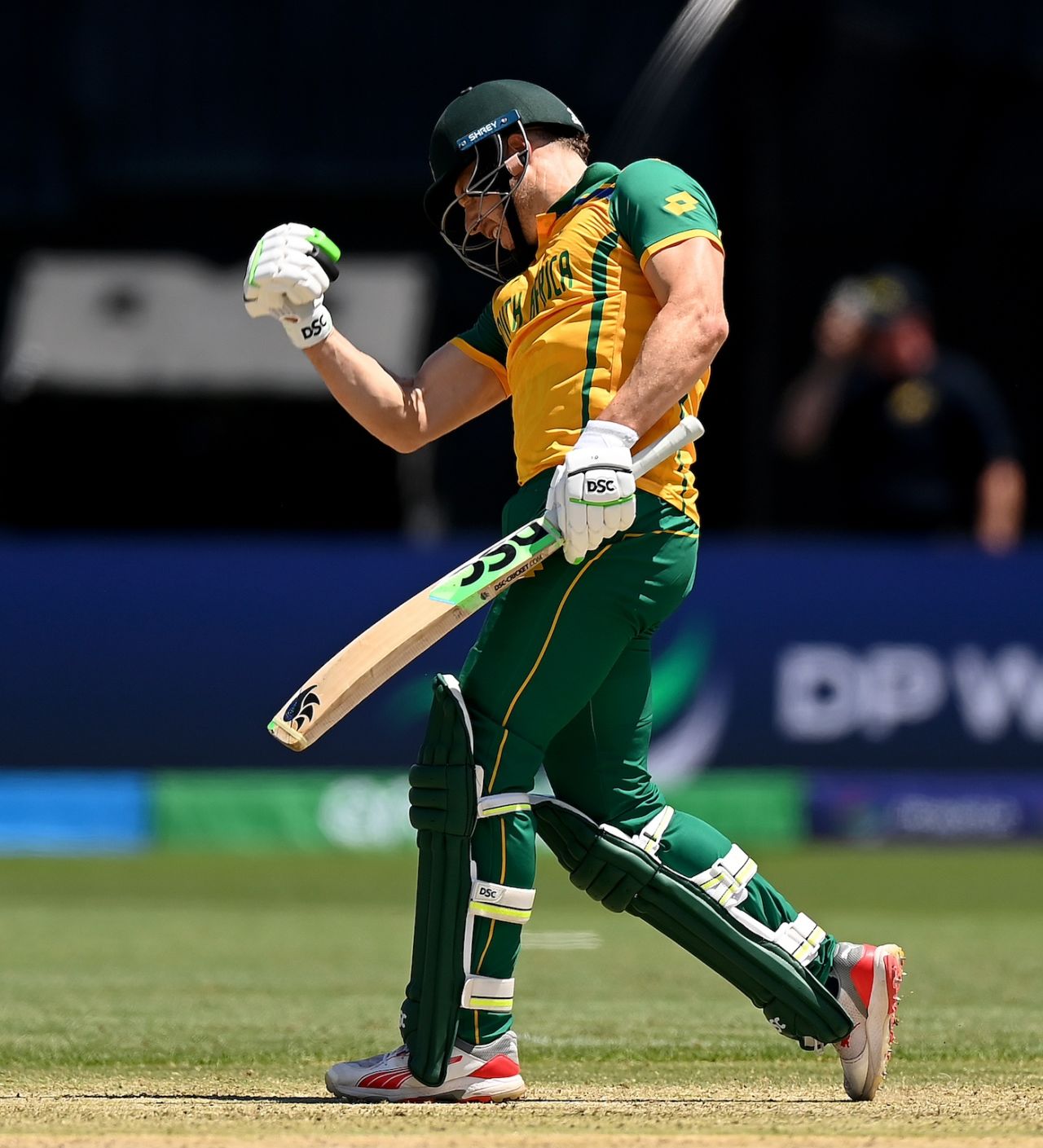 David Miller celebrates after finishing the job | ESPNcricinfo.com