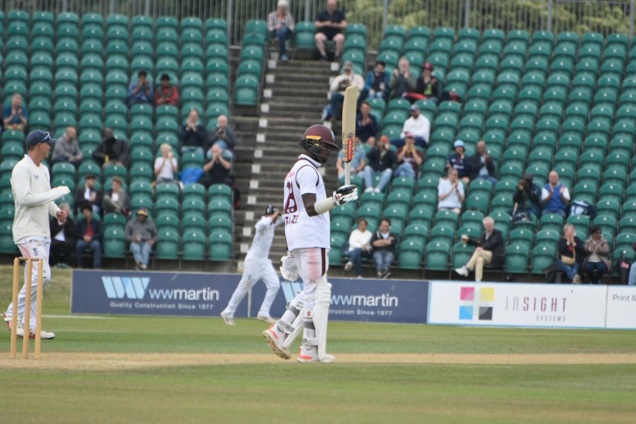 Alick Athanaze made an unbeaten half-century | ESPNcricinfo.com