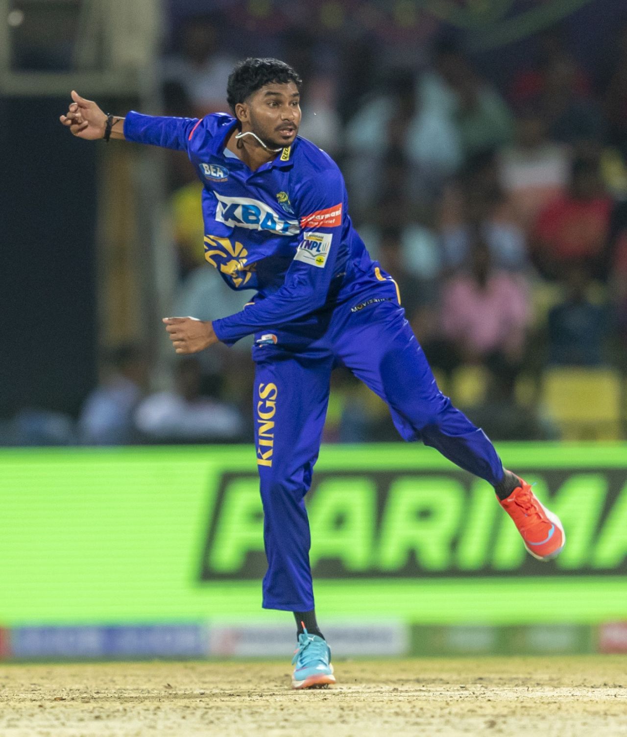 M Siddharth bowled swinging arm balls in the powerplay | ESPNcricinfo.com