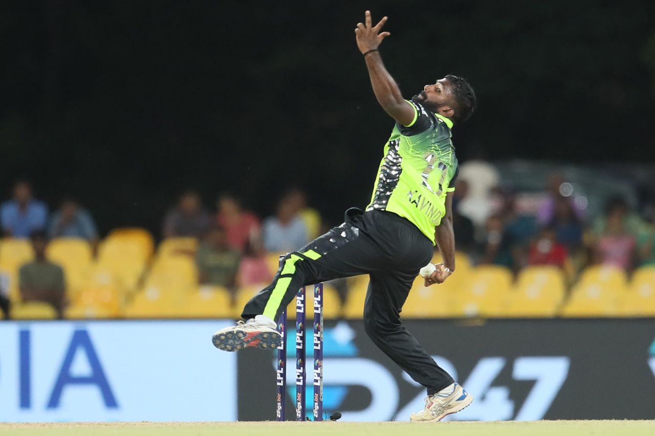 Kavindu Nadeeshan took two wickets with his legspin | ESPNcricinfo.com