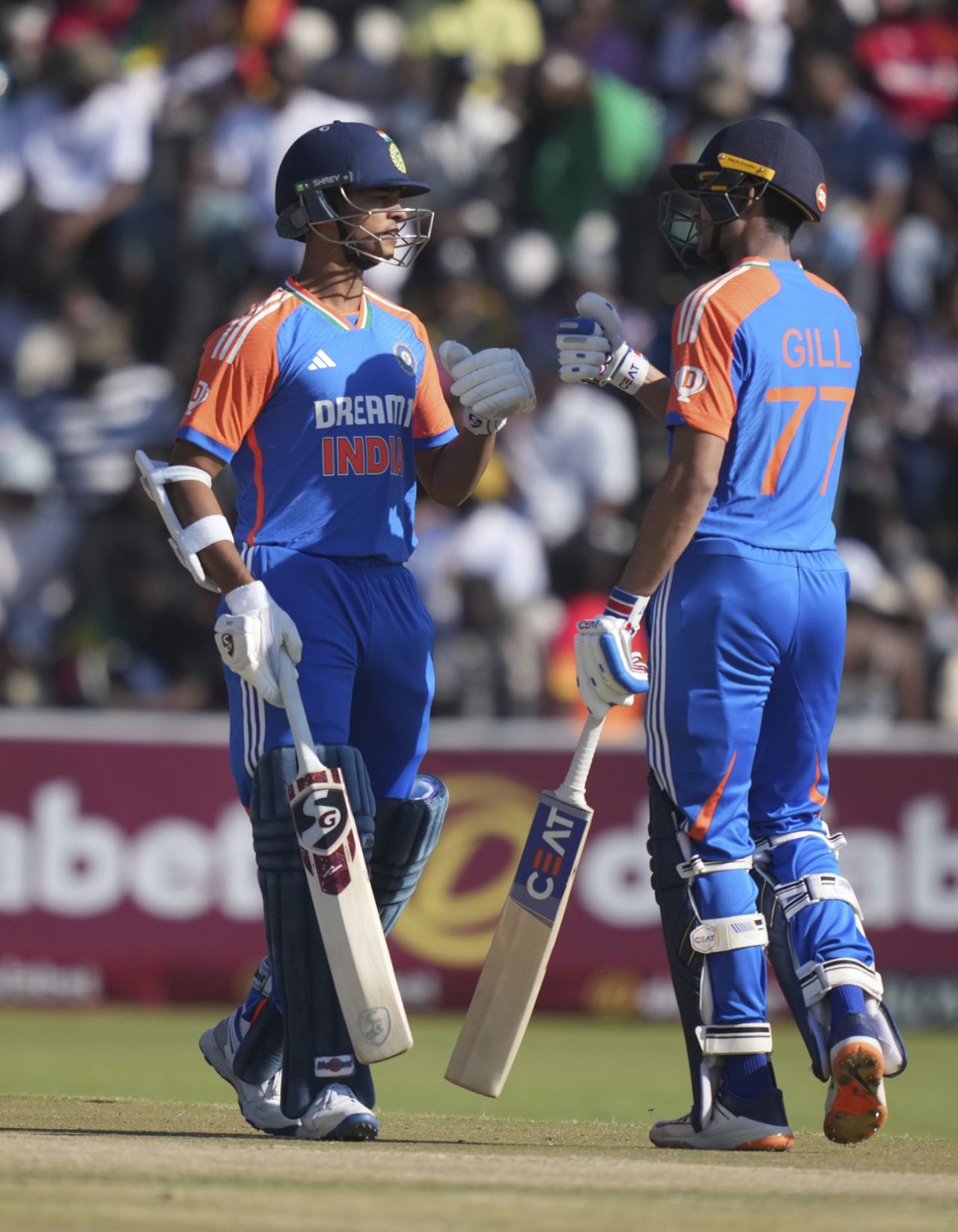 Yashasvi Jaiswal and Shubman Gill put on 156 runs for the first wicket ... Yashasvi Jaiswal and Shubman Gill put on 156 runs for the first wicket ...