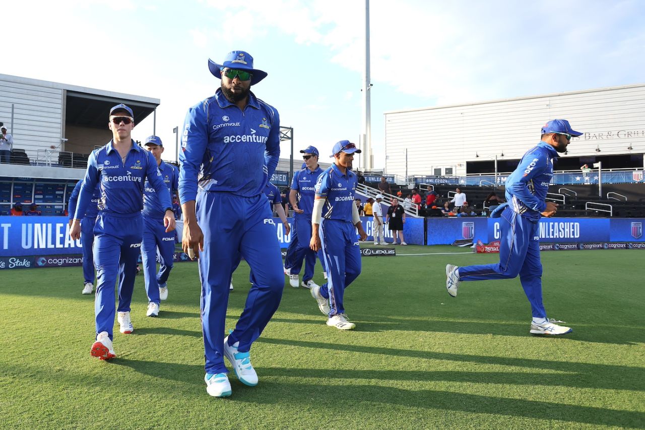 Nosthush Kenjige celebrates a wicket | ESPNcricinfo.com