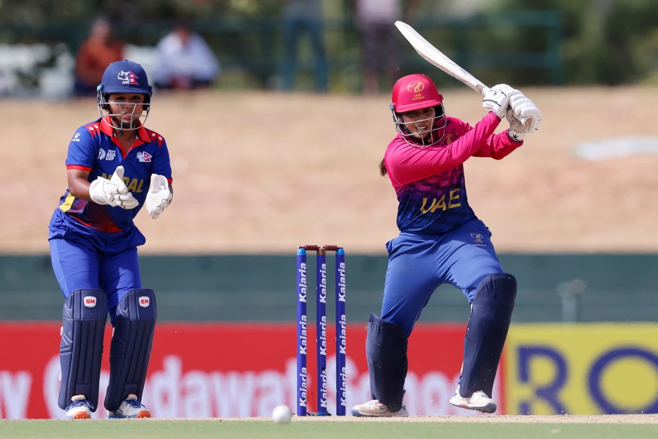 Colombo-born Kavisha Egodage was playing for UAE in Sri Lanka for the ...