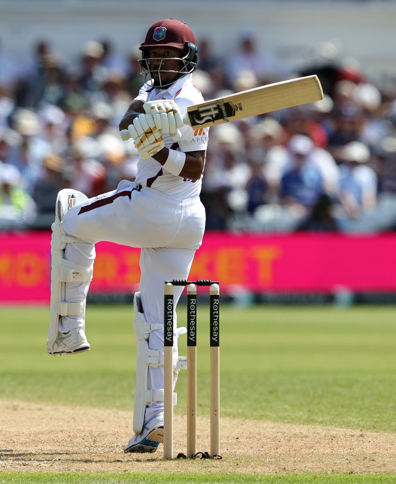 Kavem Hodge and Alick Athanaze batted through the afternoon session ...
