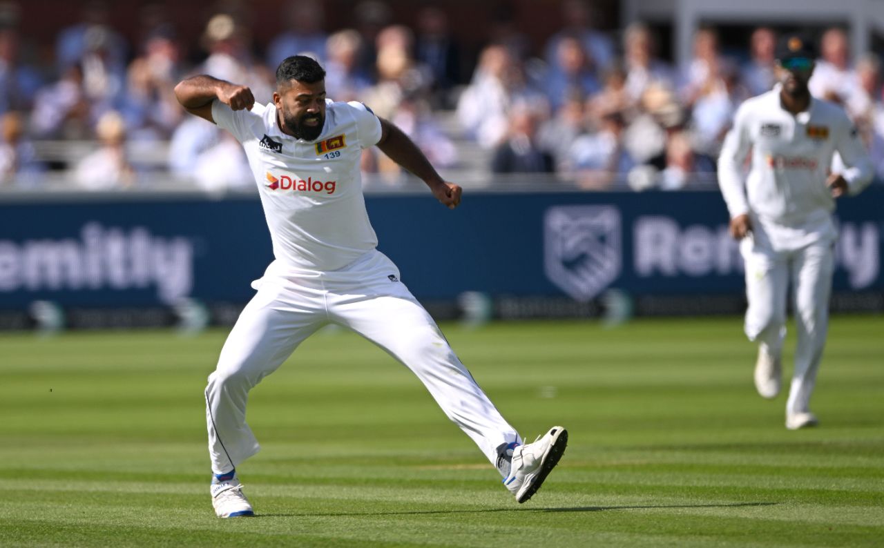Lahiru Kumara struck with his fifth ball on his return to the team ...