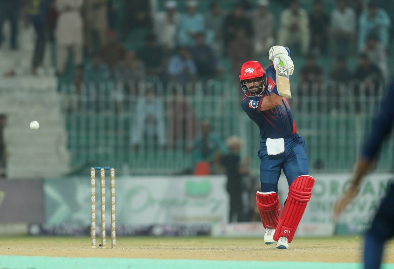 Shadab Khan roars in celebration | ESPNcricinfo.com