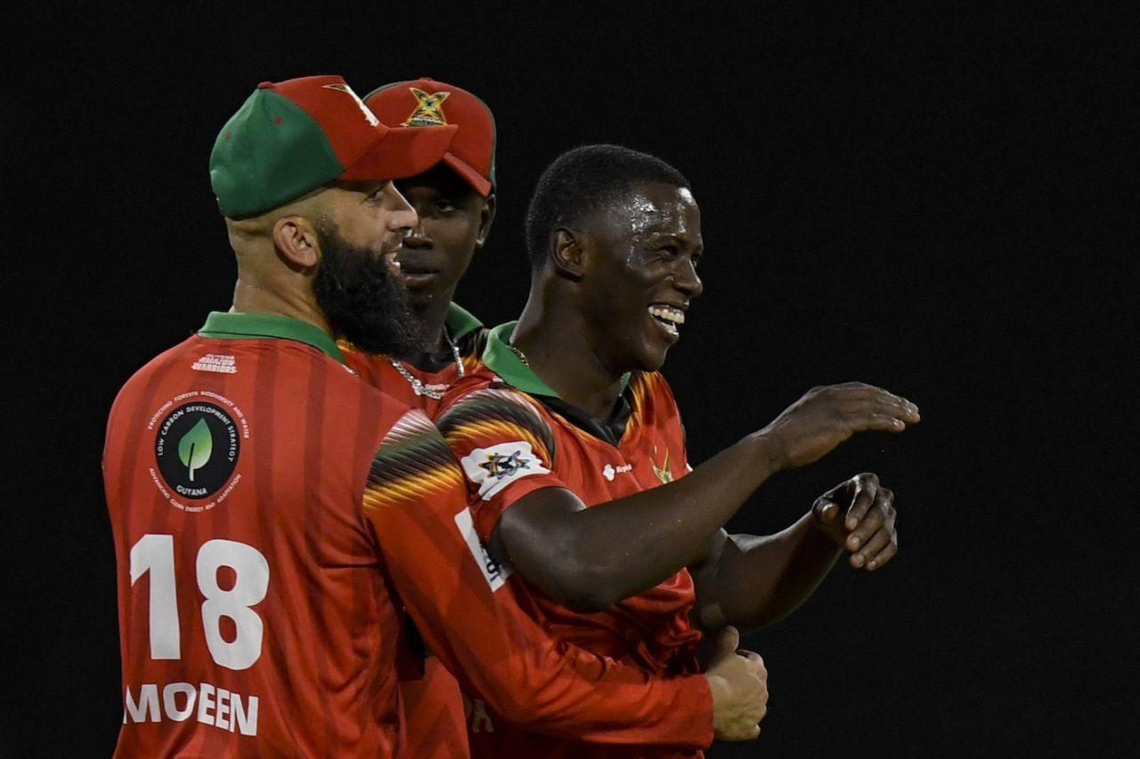 Shamar Joseph was thrilled to pick up three late wickets | ESPNcricinfo.com
