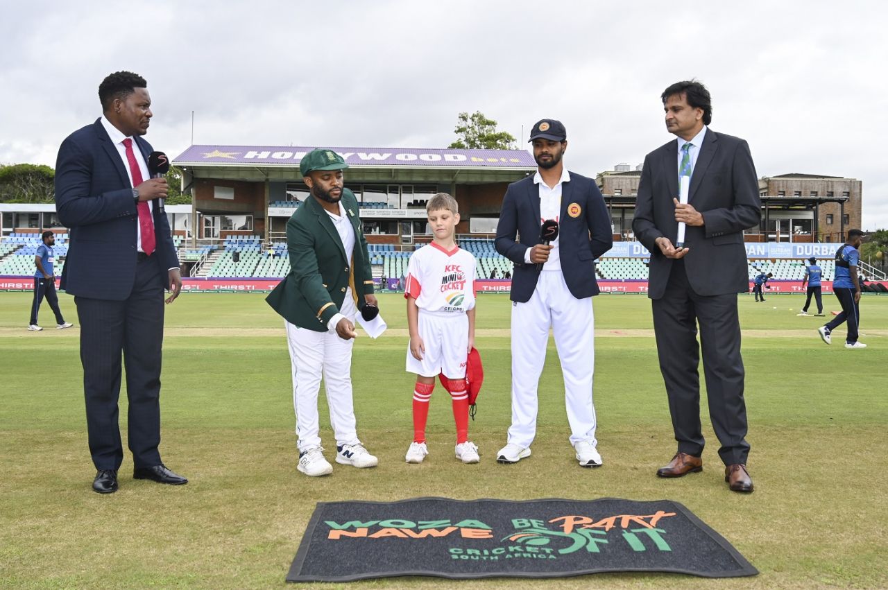Sri Lanka captain Dhananjaya de Silva won the toss and elected to bowl ...