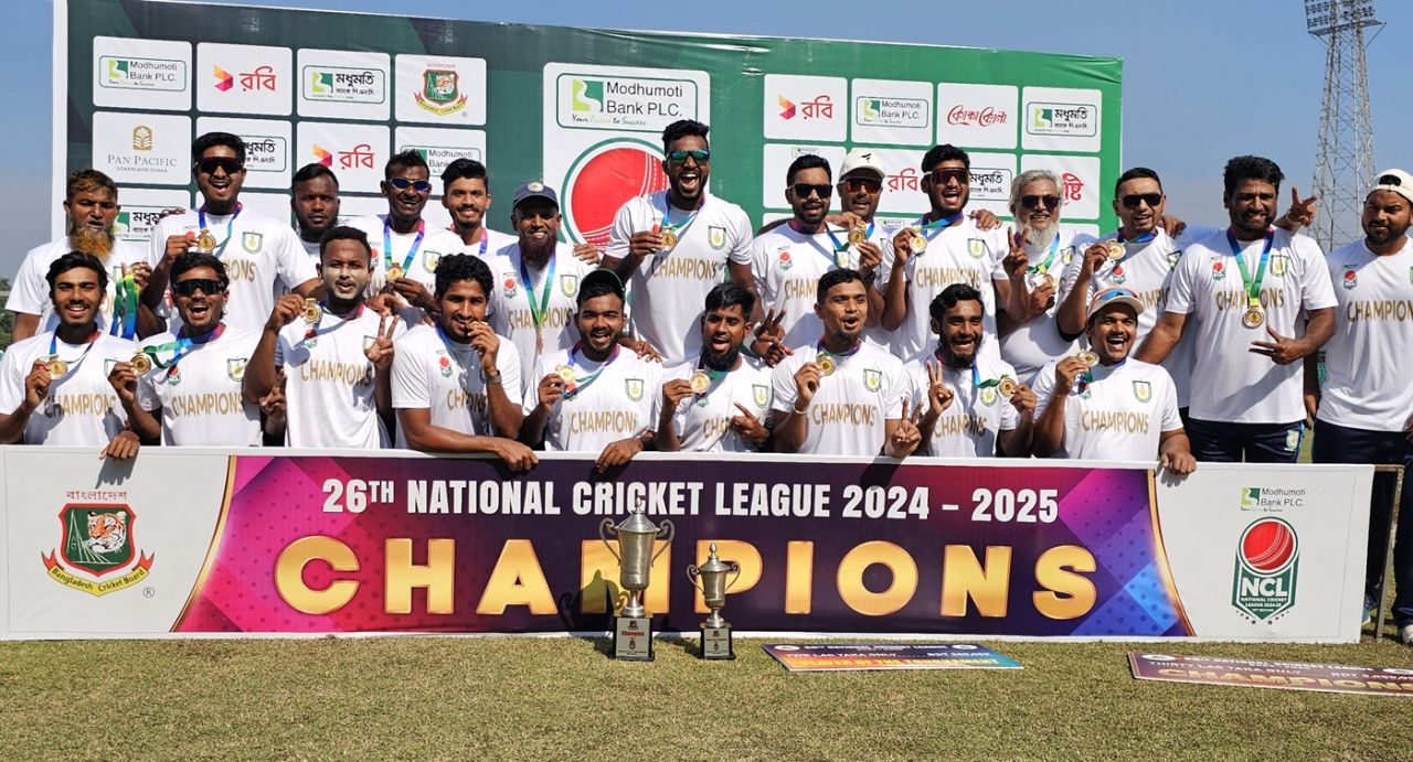 Sylhet Division, the NCL 2024 champions | ESPNcricinfo.com