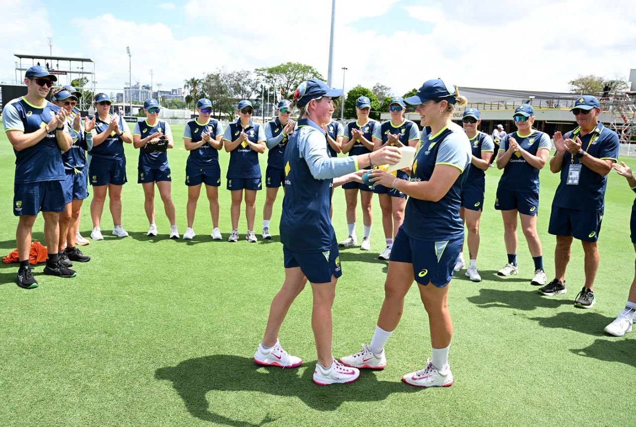 Georgia Voll receives her maiden international cap | ESPNcricinfo.com