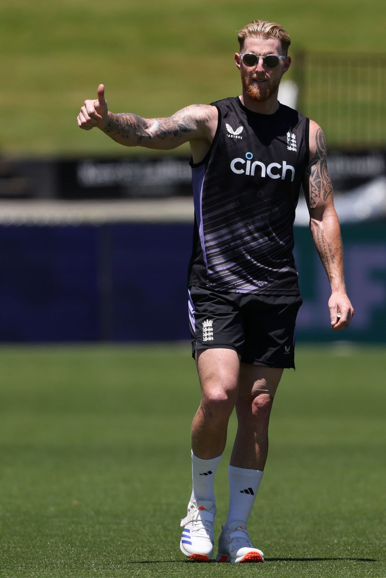 Ben Stokes gives a thumbs-up | ESPNcricinfo.com