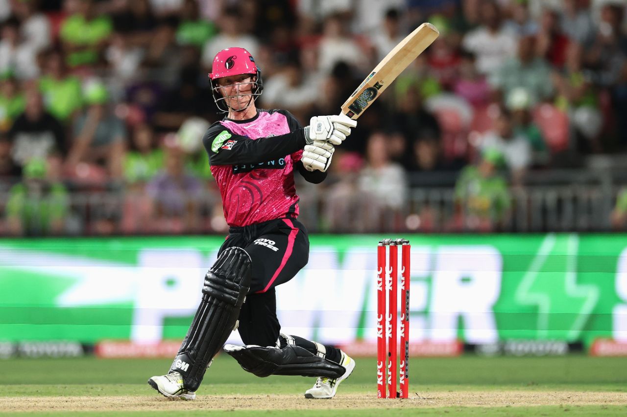Jordan Silk top scored for Sydney Sixers with 36 not out off 25 ...