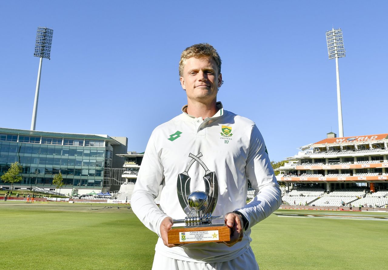 Marco Jansen took ten wickets and scored 80 runs across two Tests to be ...