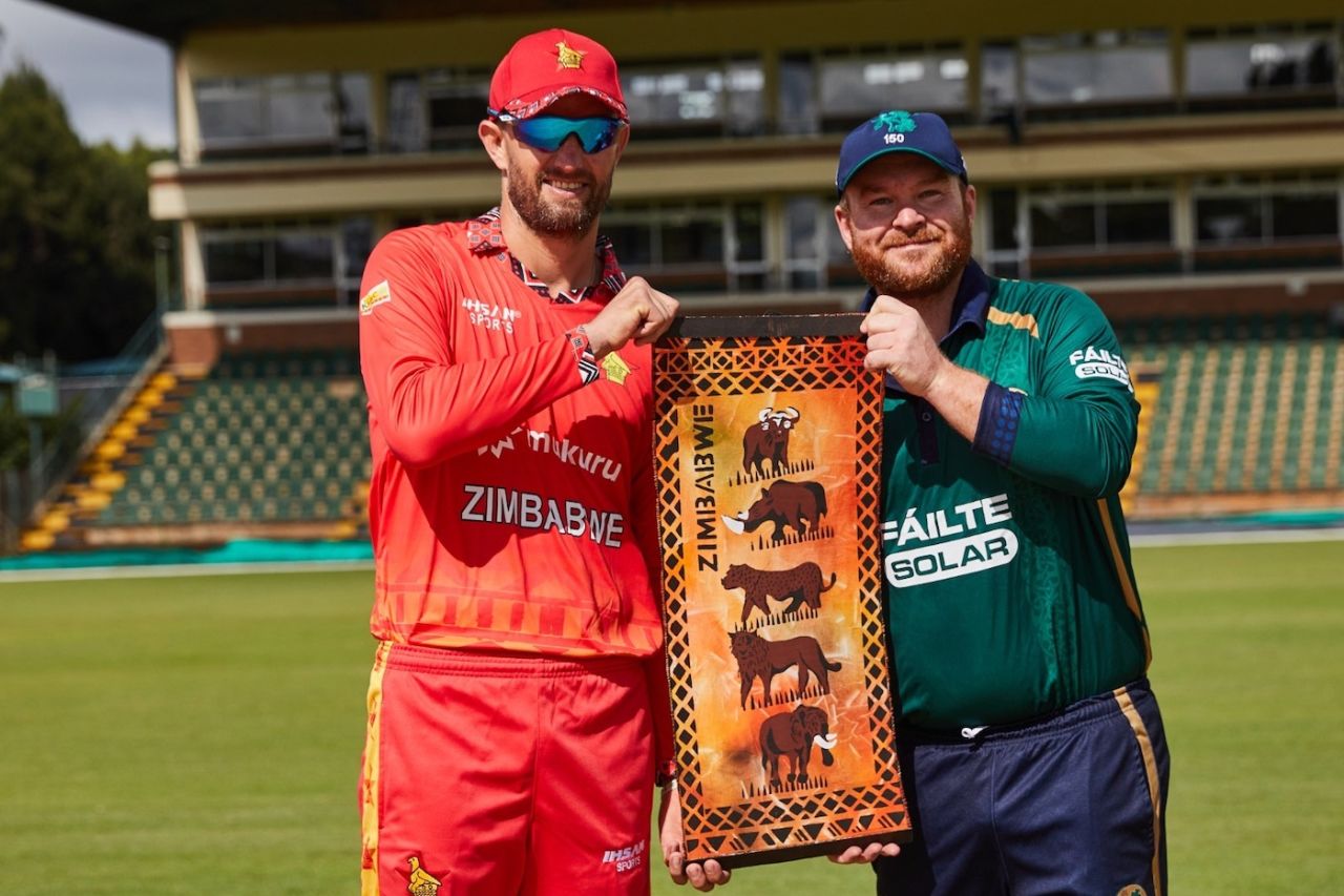 Craig Ervine and Paul Stirling get artistic at the toss | ESPNcricinfo.com