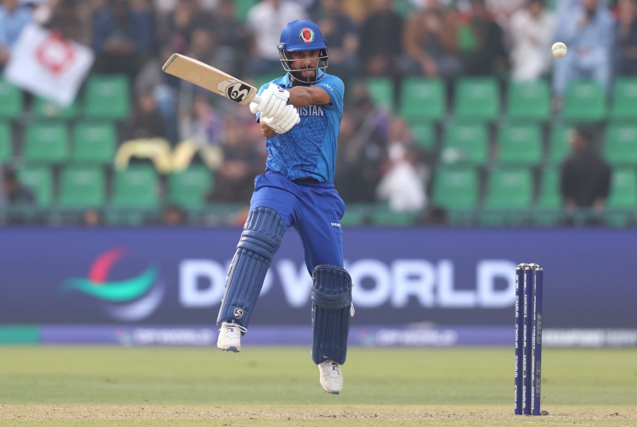 Hashmatullah Shahidi struggled for fluency while scoring 20 off 49 ...