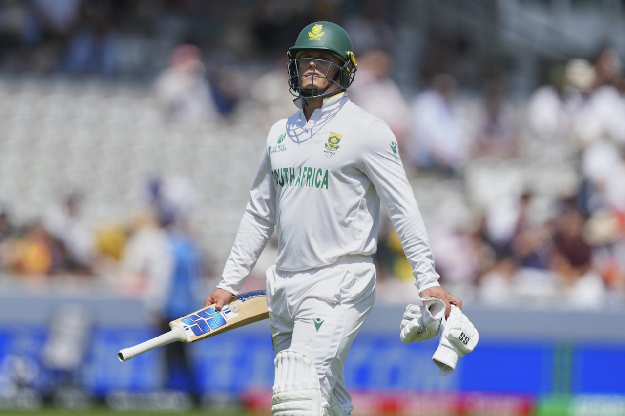 Ryan Rickelton fell cheaply both times in the final | ESPNcricinfo.com