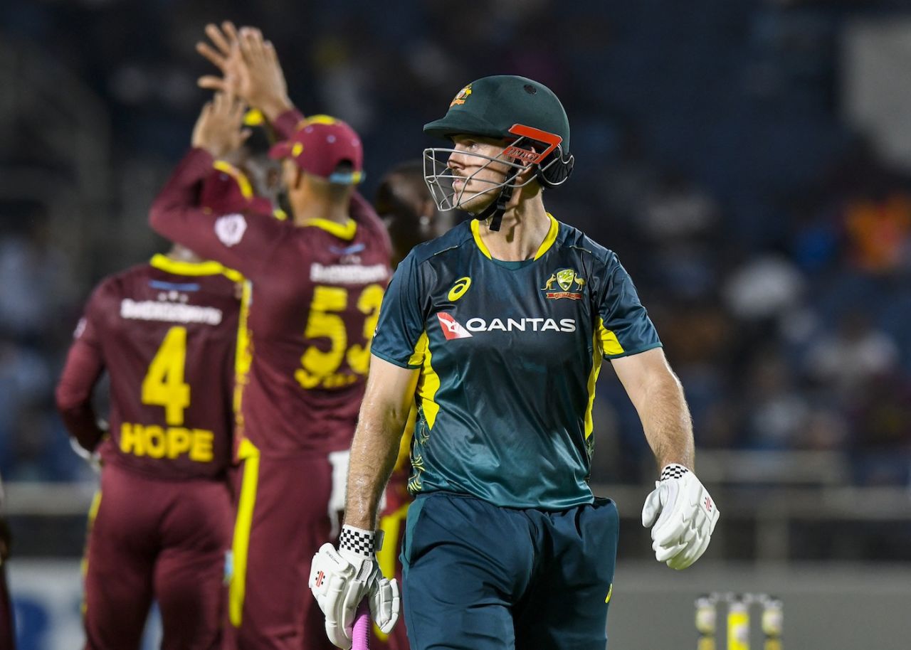 Mitchell Marsh became the second Australia batter to fall inside the ...