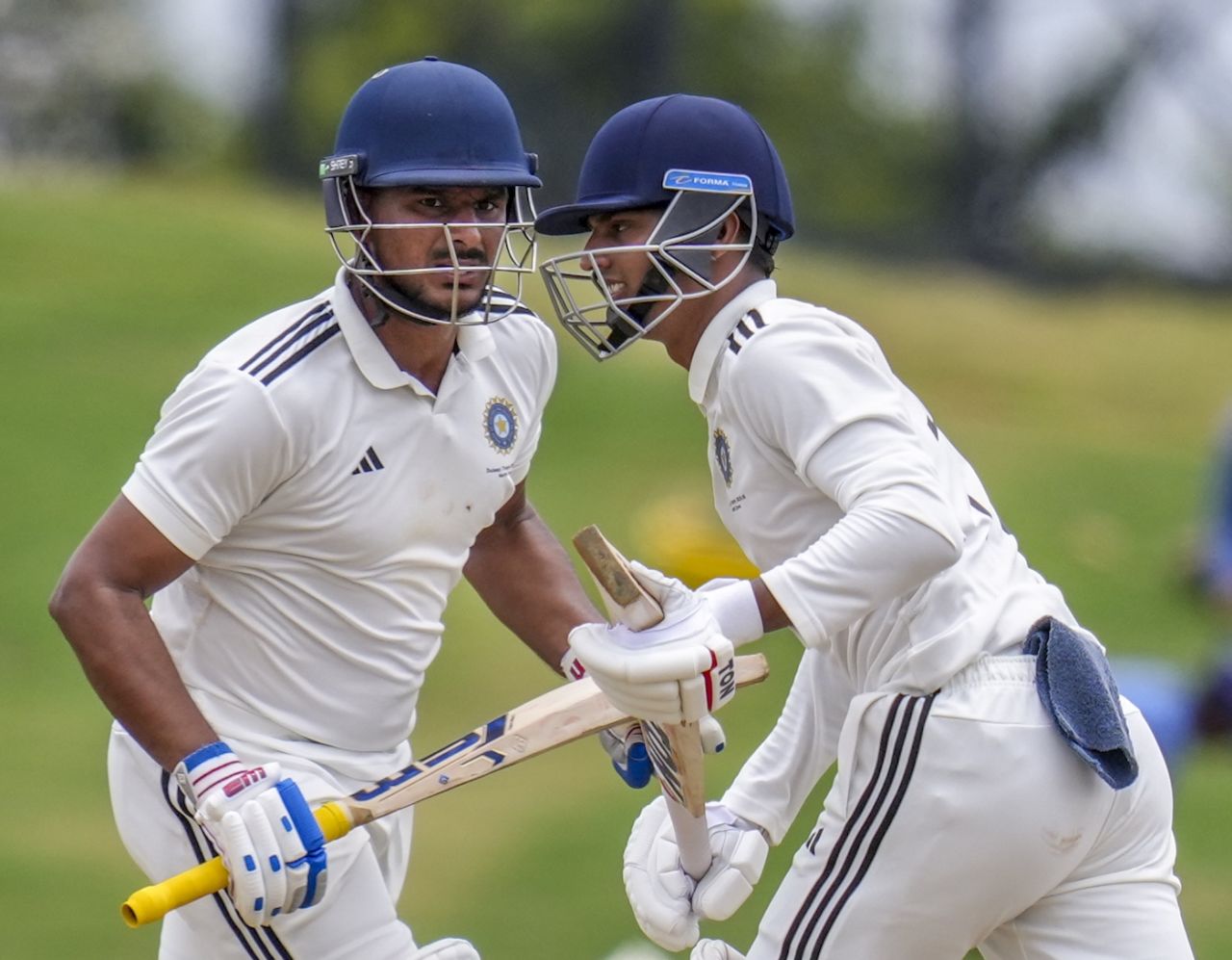 Ankit Kumar and Yash Dhull scamper across for a run | ESPNcricinfo.com