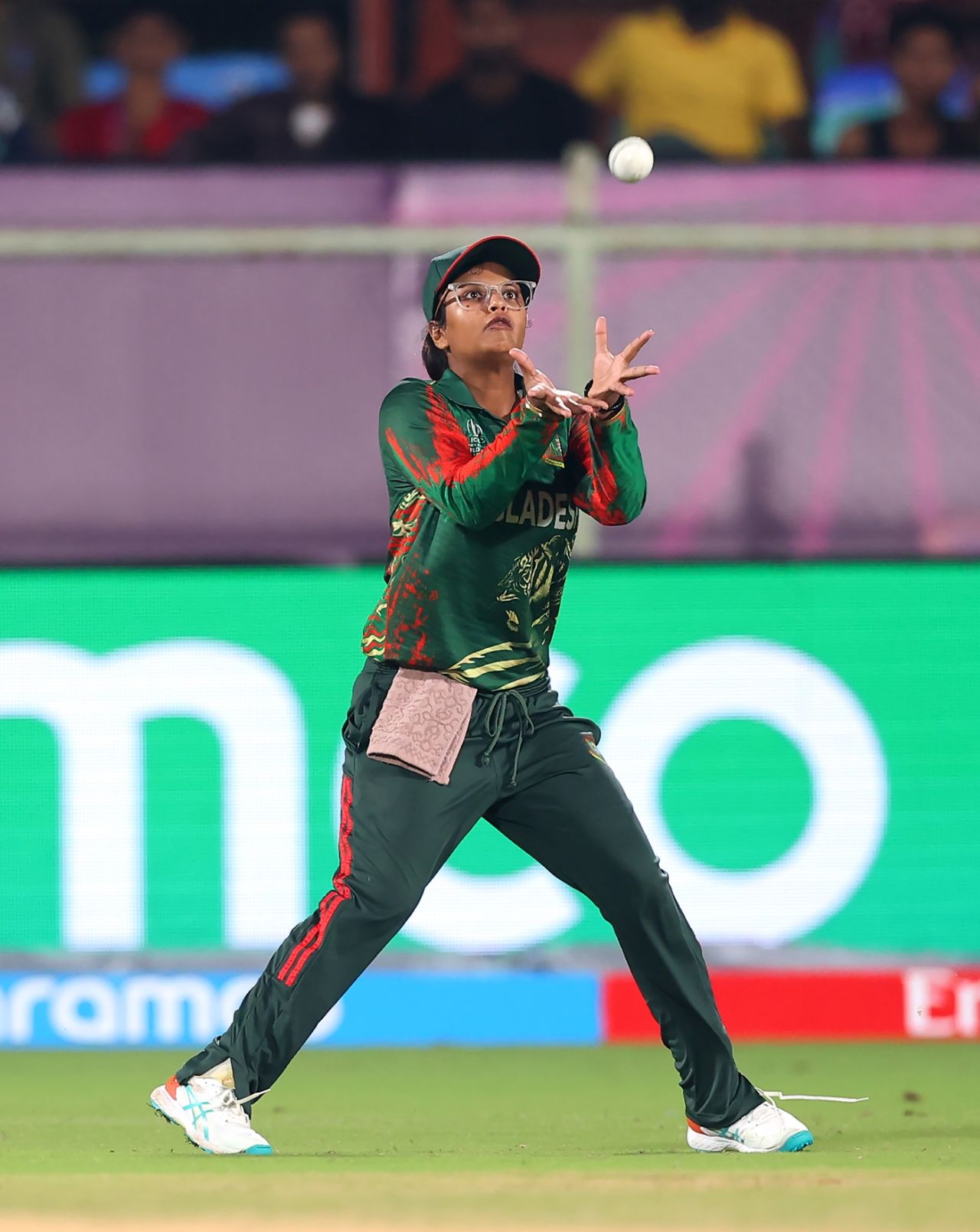 Sobhana Mostary settles under a catch | ESPNcricinfo.com