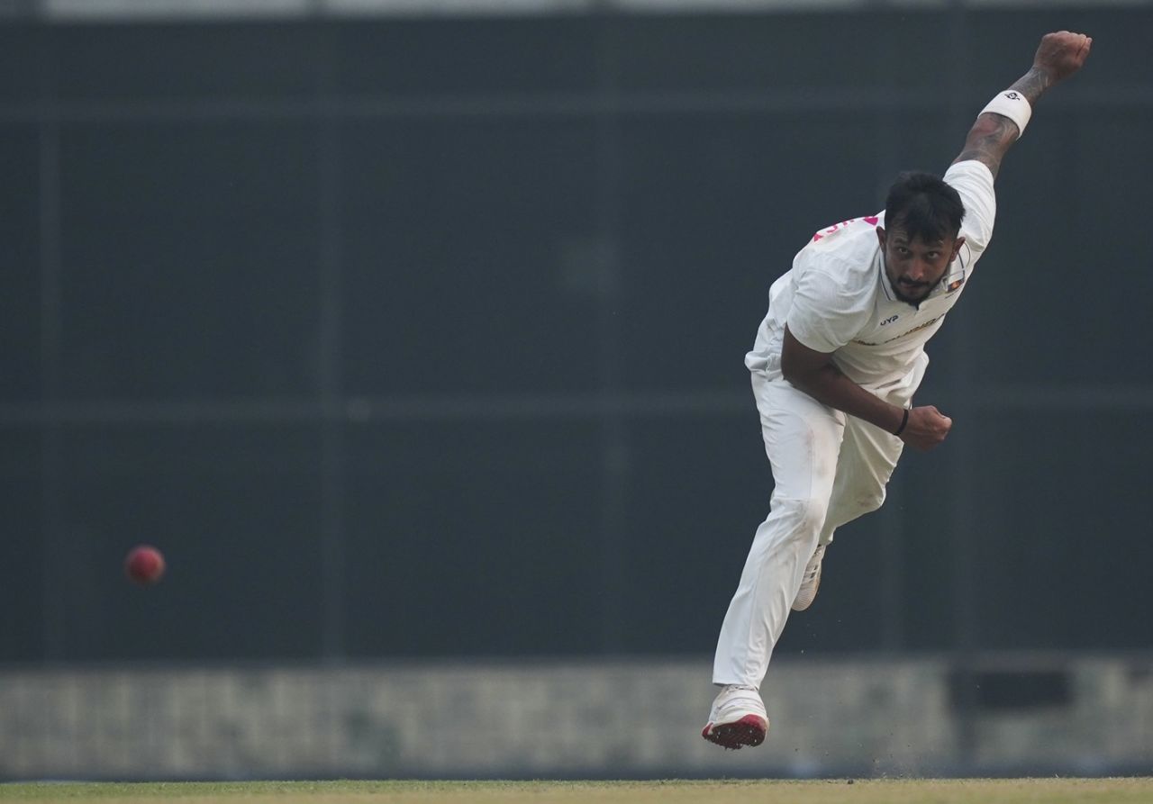 Puneet Datey in action for Puducherry | ESPNcricinfo.com