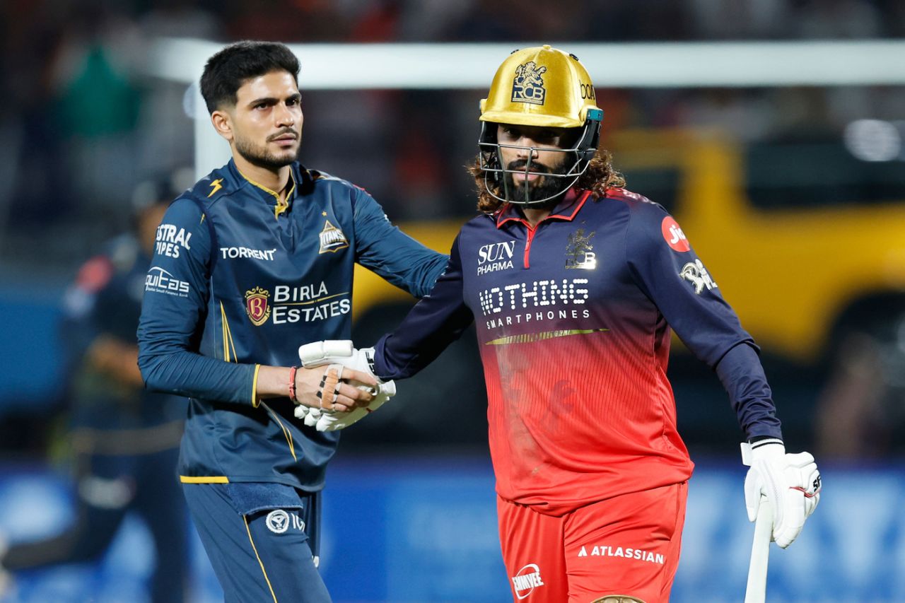 Shubman Gill acknowledges Rajat Patidar after RCB reached 254 for 5 ...