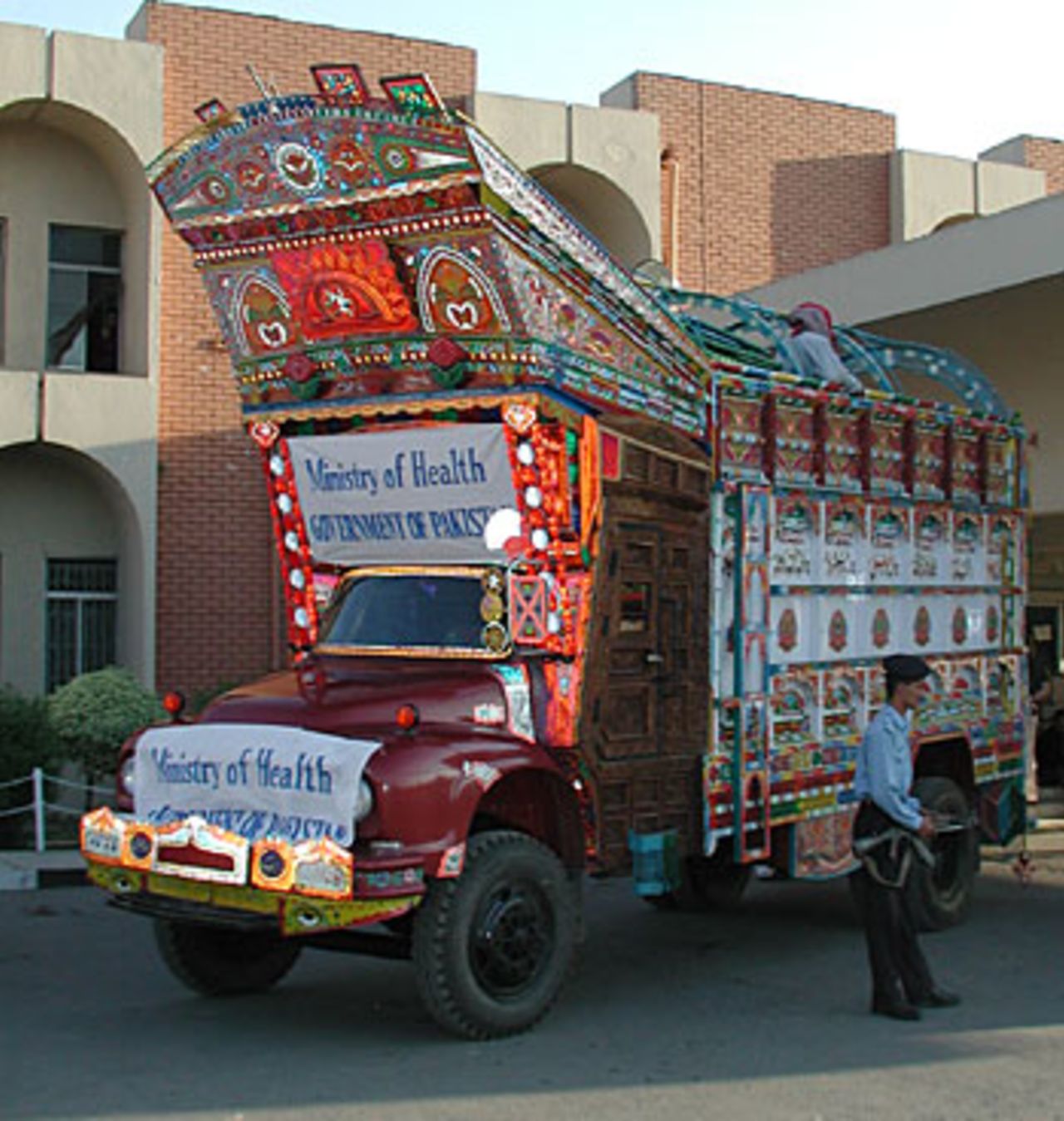 A Ministry of Health vehicle in Rawalpindi | ESPNcricinfo.com