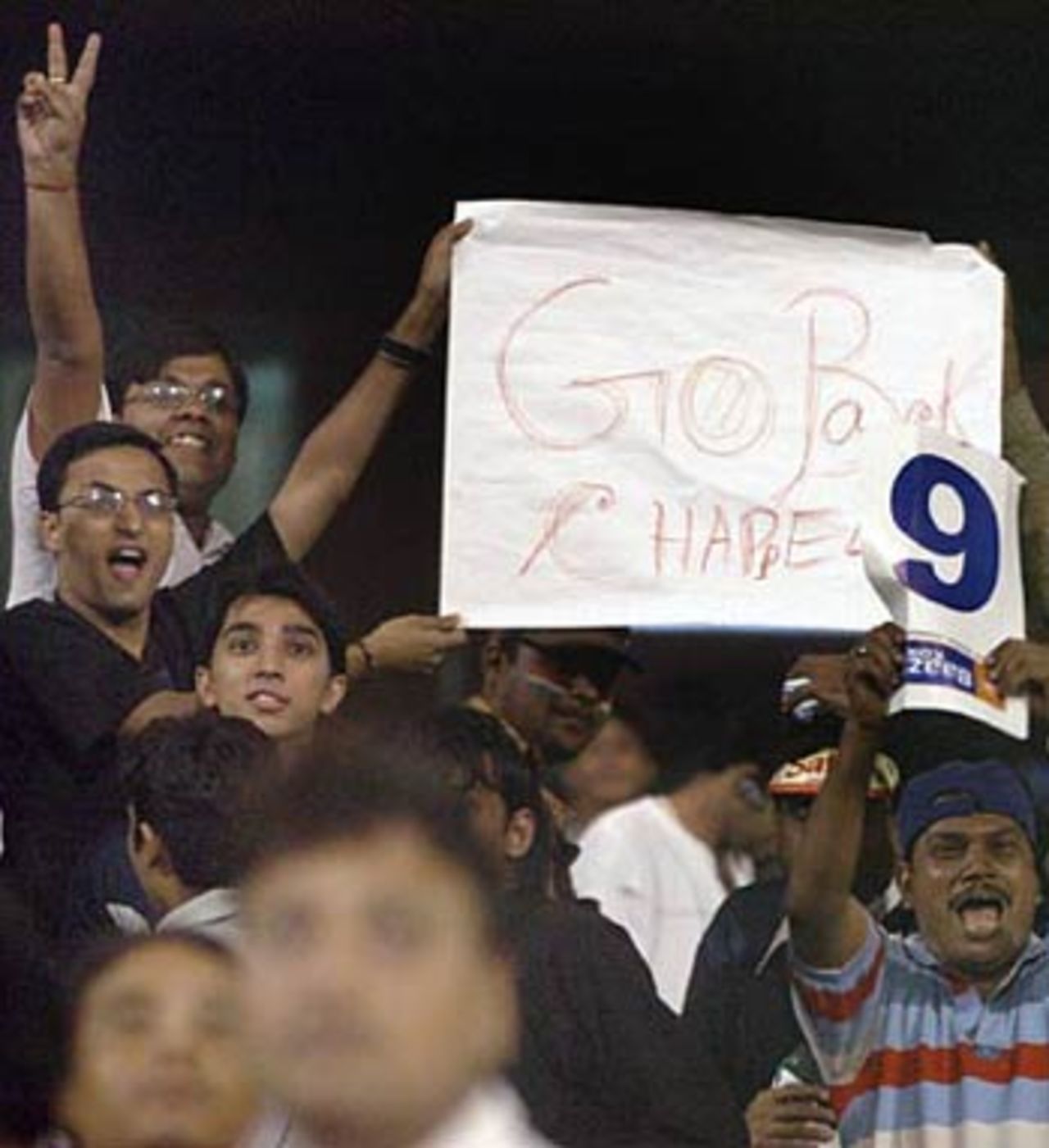 Angry Sourav Ganguly fans hold up banners against Greg Chappell ...