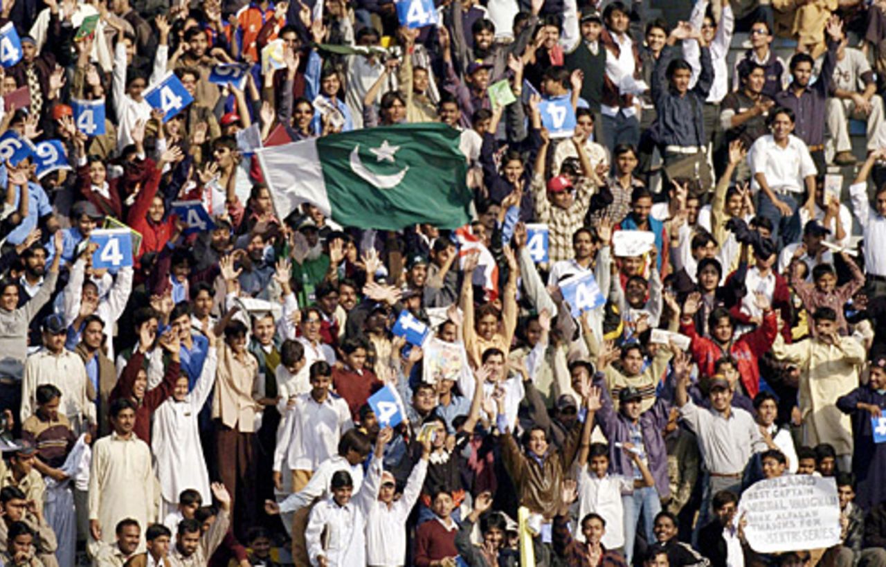 A partisan crowd at Lahore | ESPNcricinfo.com