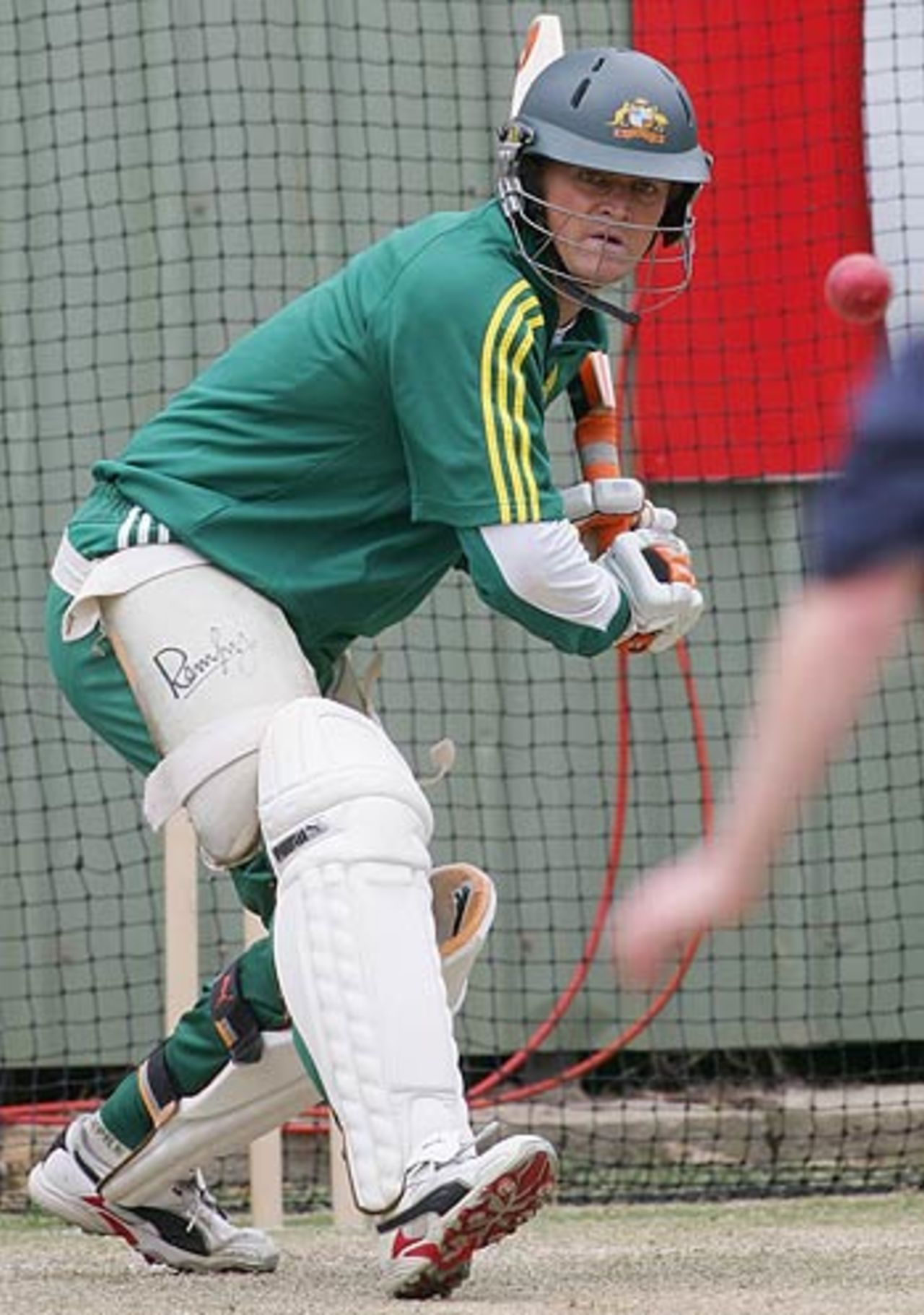 Adam Gilchrist bats during training at the WACA | ESPNcricinfo.com