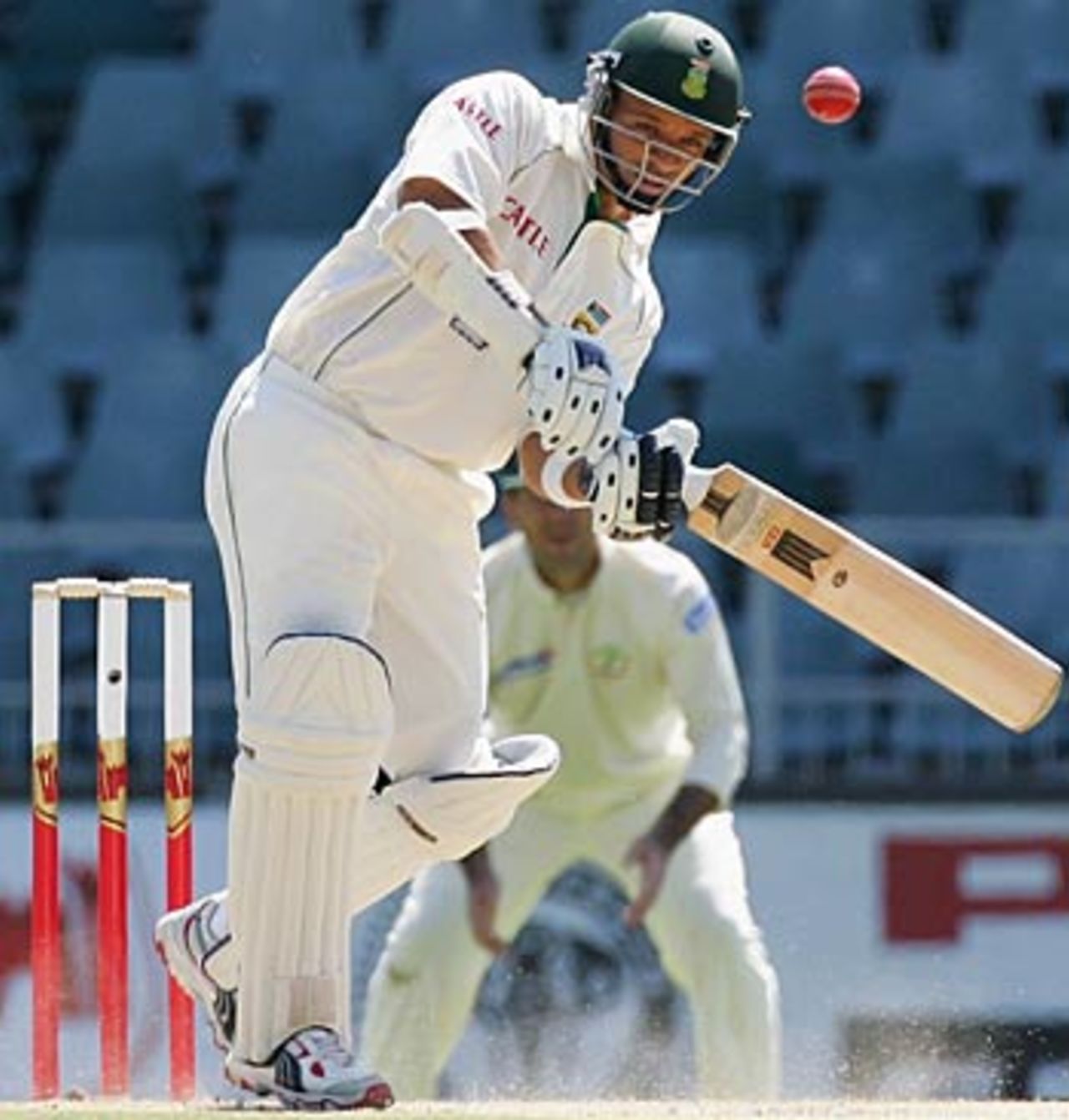 Brett Lee celebrates his dismissal of Ashwell Prince | ESPNcricinfo.com