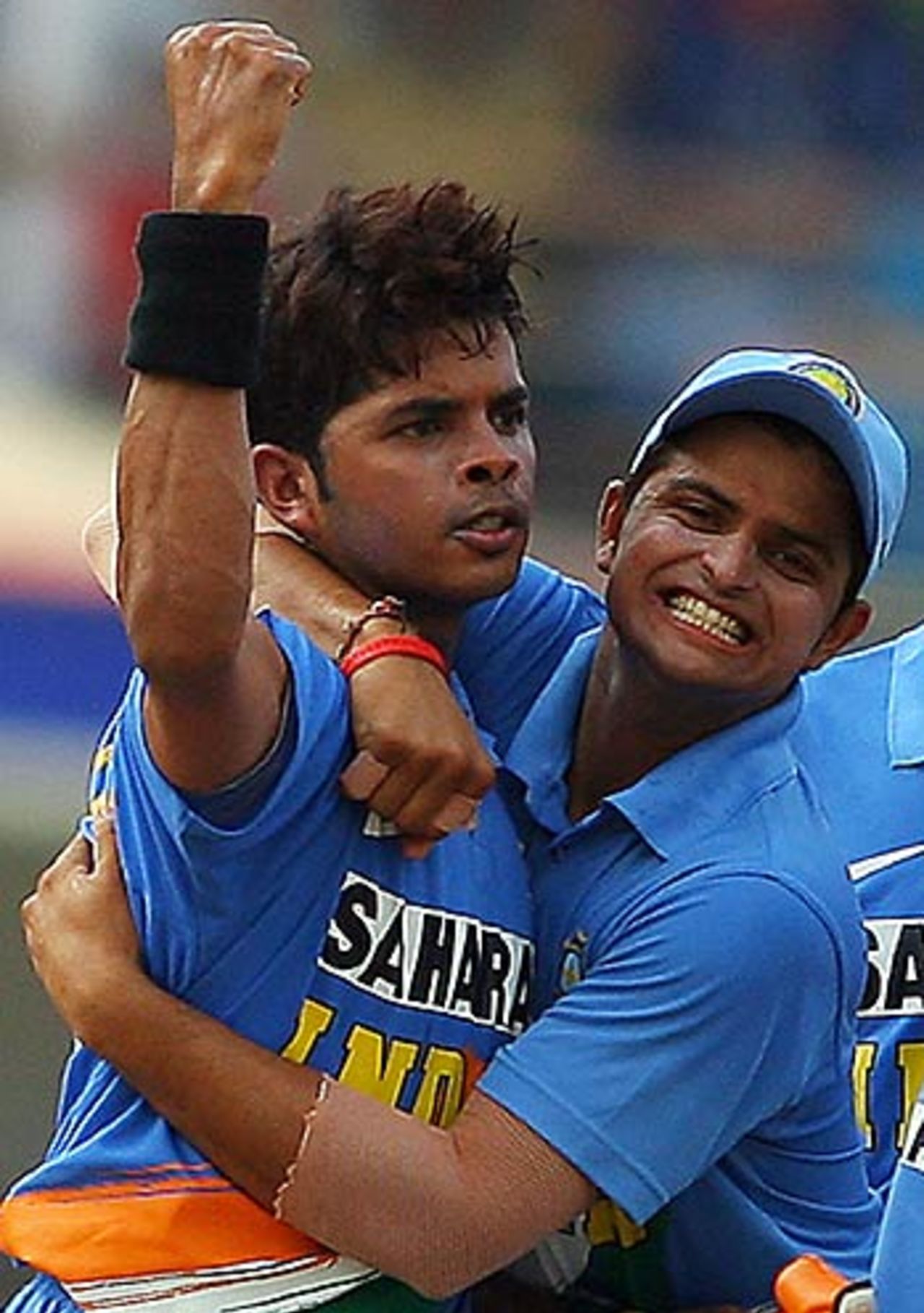 Sreesanth celebrates his first wicket on home soil | ESPNcricinfo.com