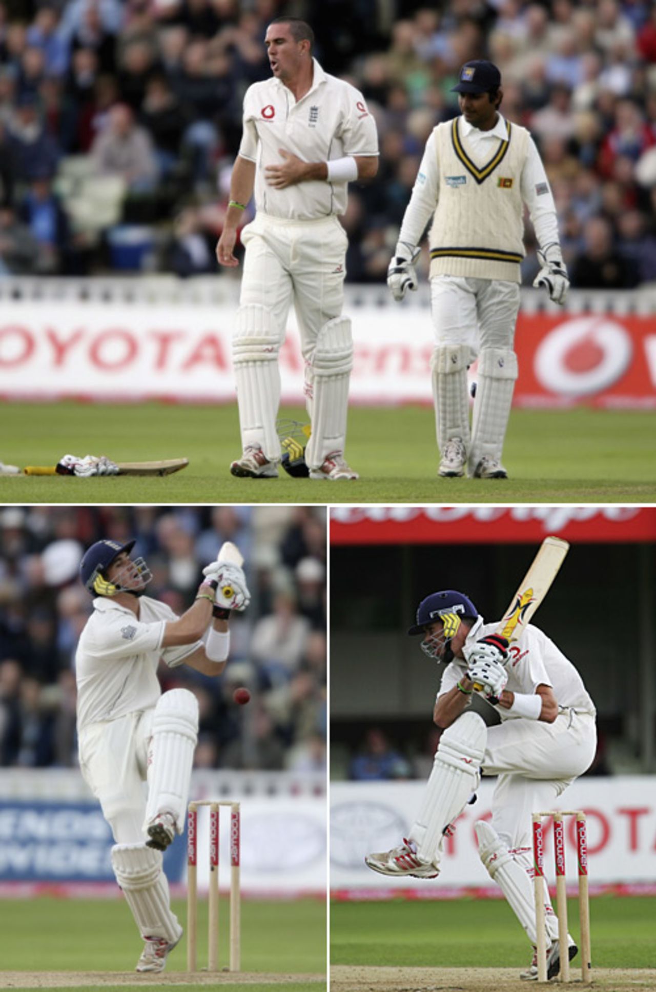 Kevin Pietersen celebrates his fifty against Sri Lanka | ESPNcricinfo.com