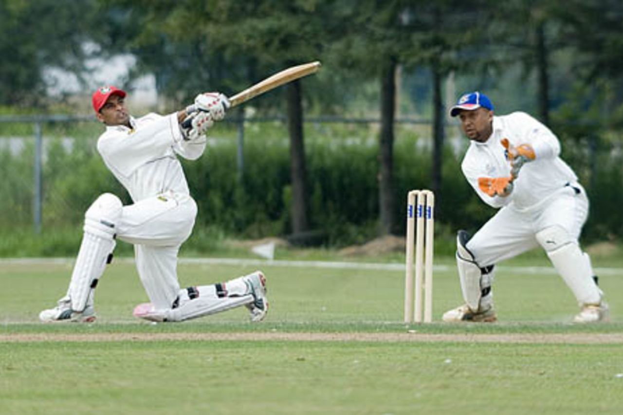 Abdool Samad hits a six | ESPNcricinfo.com