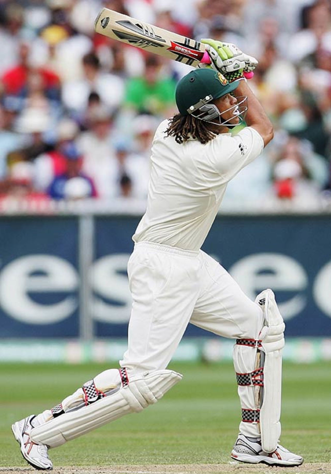 Andrew Symonds watches one of his shots become airborne | ESPNcricinfo.com
