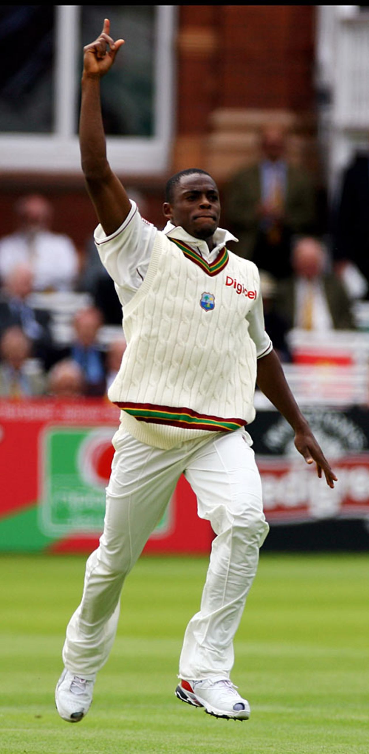 Daren Powell celebrates Andrew Strauss's wicket | ESPNcricinfo.com