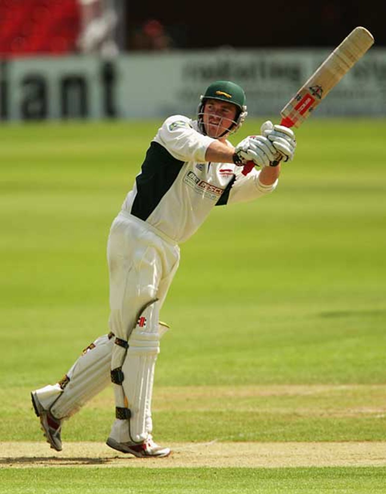 John Maunders flicks through the leg side as play finally starts at ...