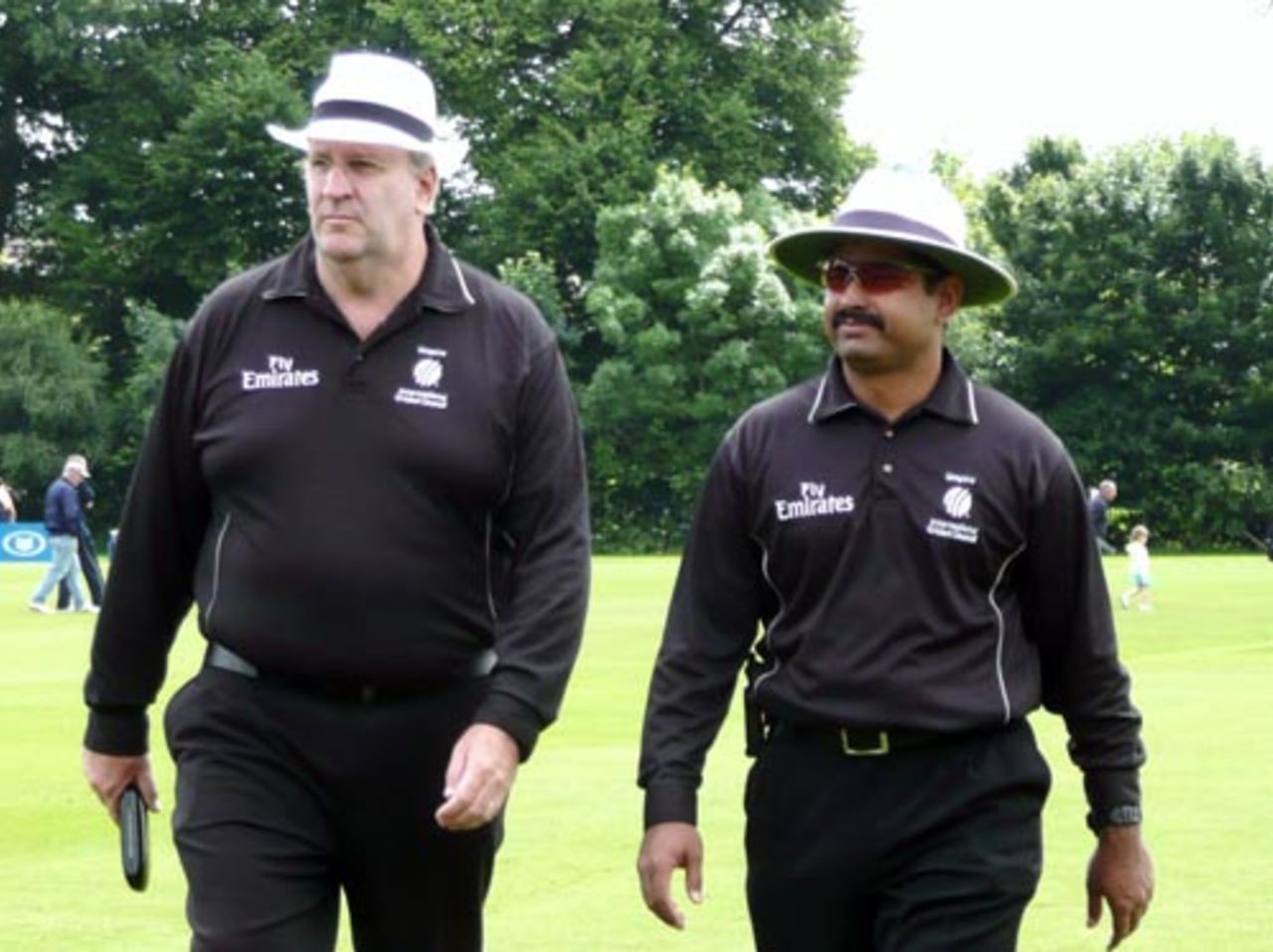 Shahul Hameed umpiring in Ireland with Darrell Hair | ESPNcricinfo.com