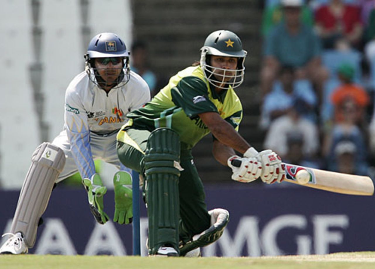 Mohammad Hafeez plays the reverse sweep | ESPNcricinfo.com